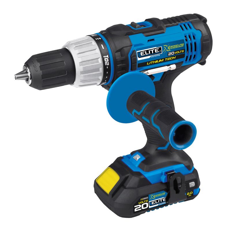 Taladro Percutor Inalámbrico 1/2 Pulg 20V 1650Rpm Elite XID20: Potencia ...