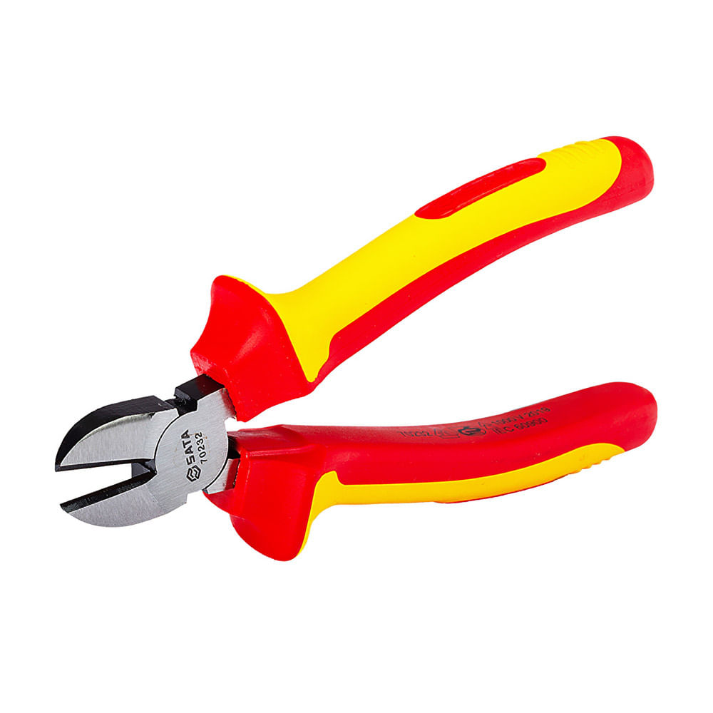 Cortafrío Aislado 1000V Punta Diagonal 7" Sata ST70233ST: Seguridad y ...