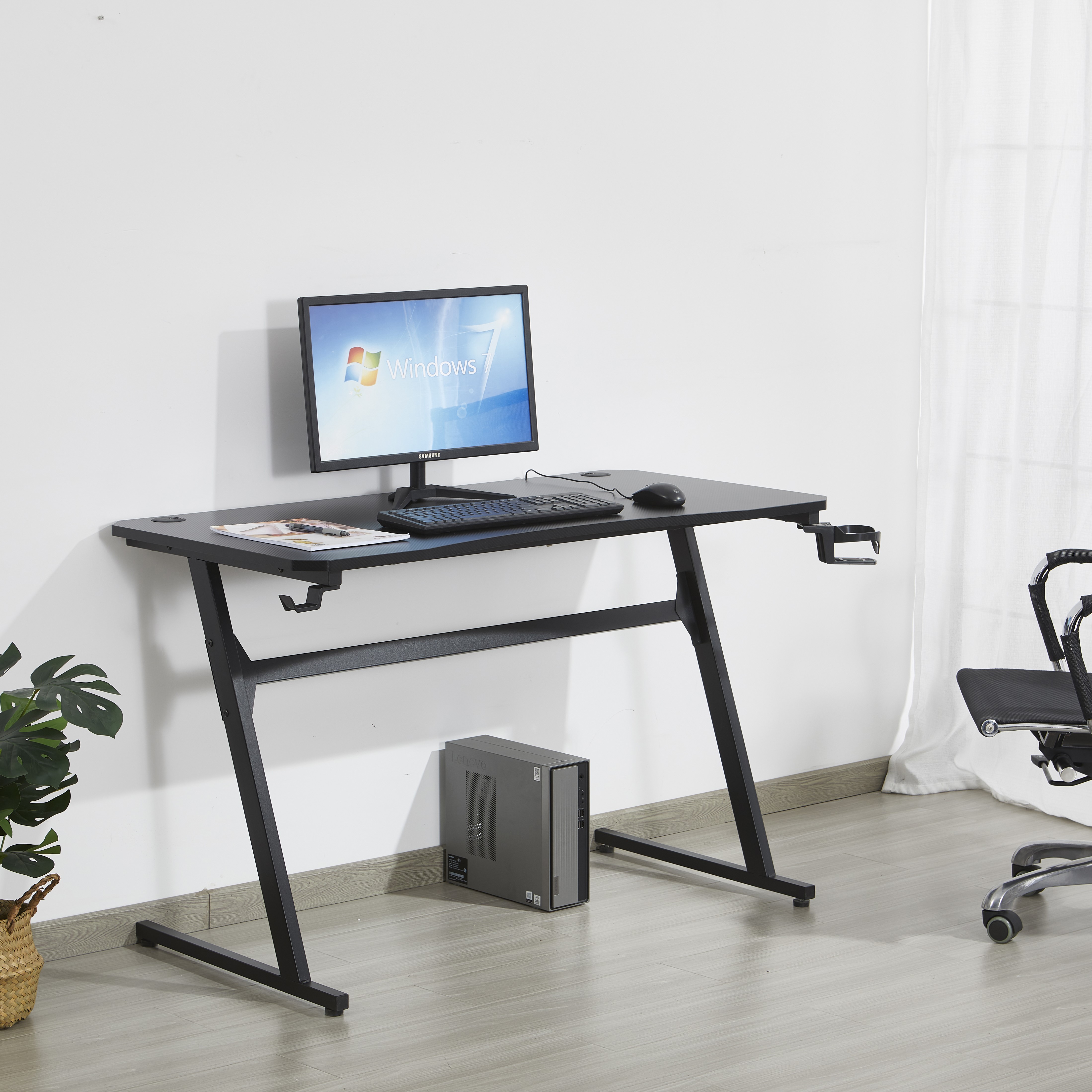 Escrotorio Gamer Racer 120X60X75 RTA Negro